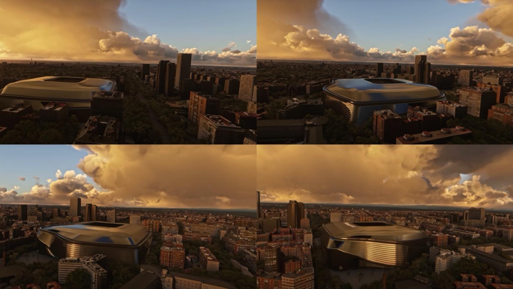 Vídeo: Así brillará el nuevo Santiago Bernabéu en el atardecer: la ...