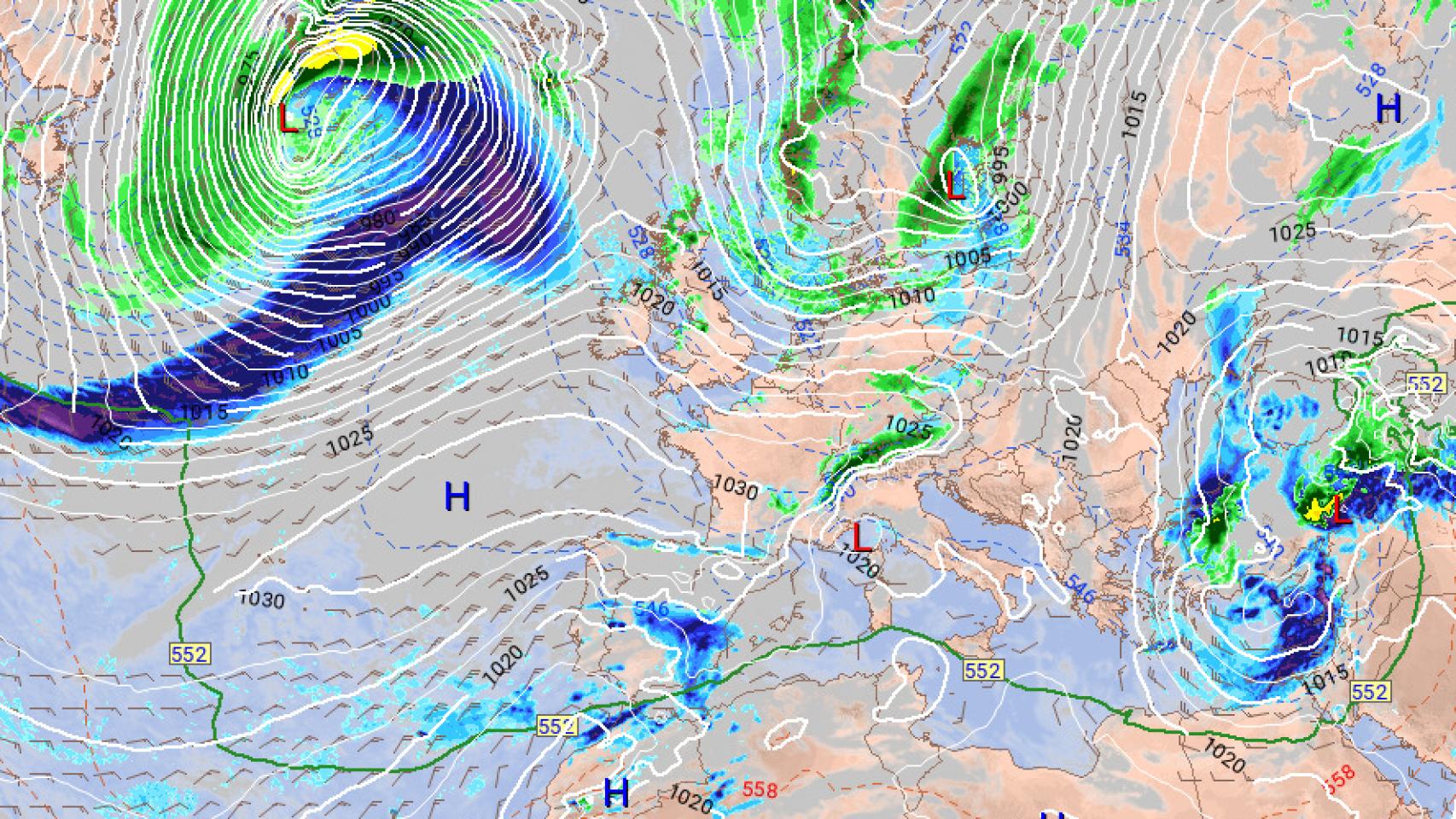 Llega lo peor de la DANA a España: frío con hasta -4ºC grados de ...
