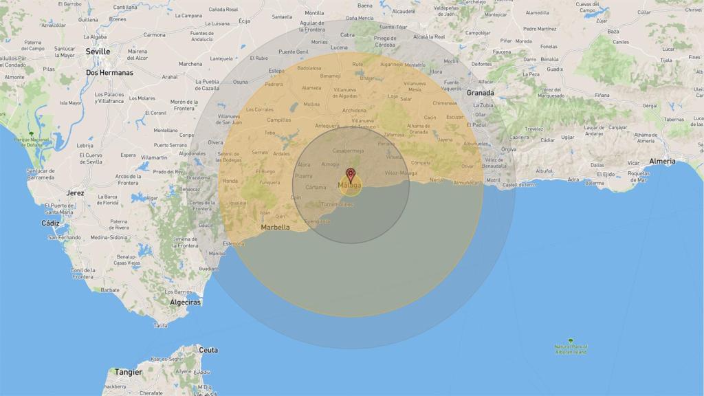 Estos mapas interactivos marcan el impacto de una bomba nuclear en tu ...