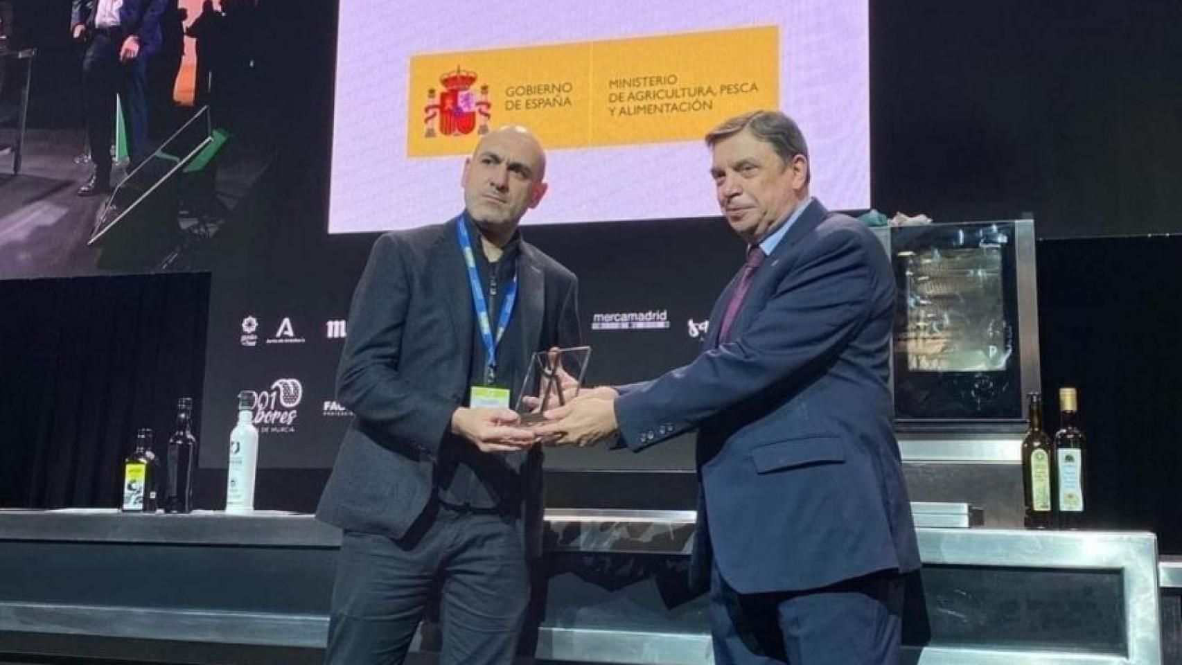El cocinero zamorano Luis Alberto Lera recibe el premio Alimentos de España en Madrid Fusión