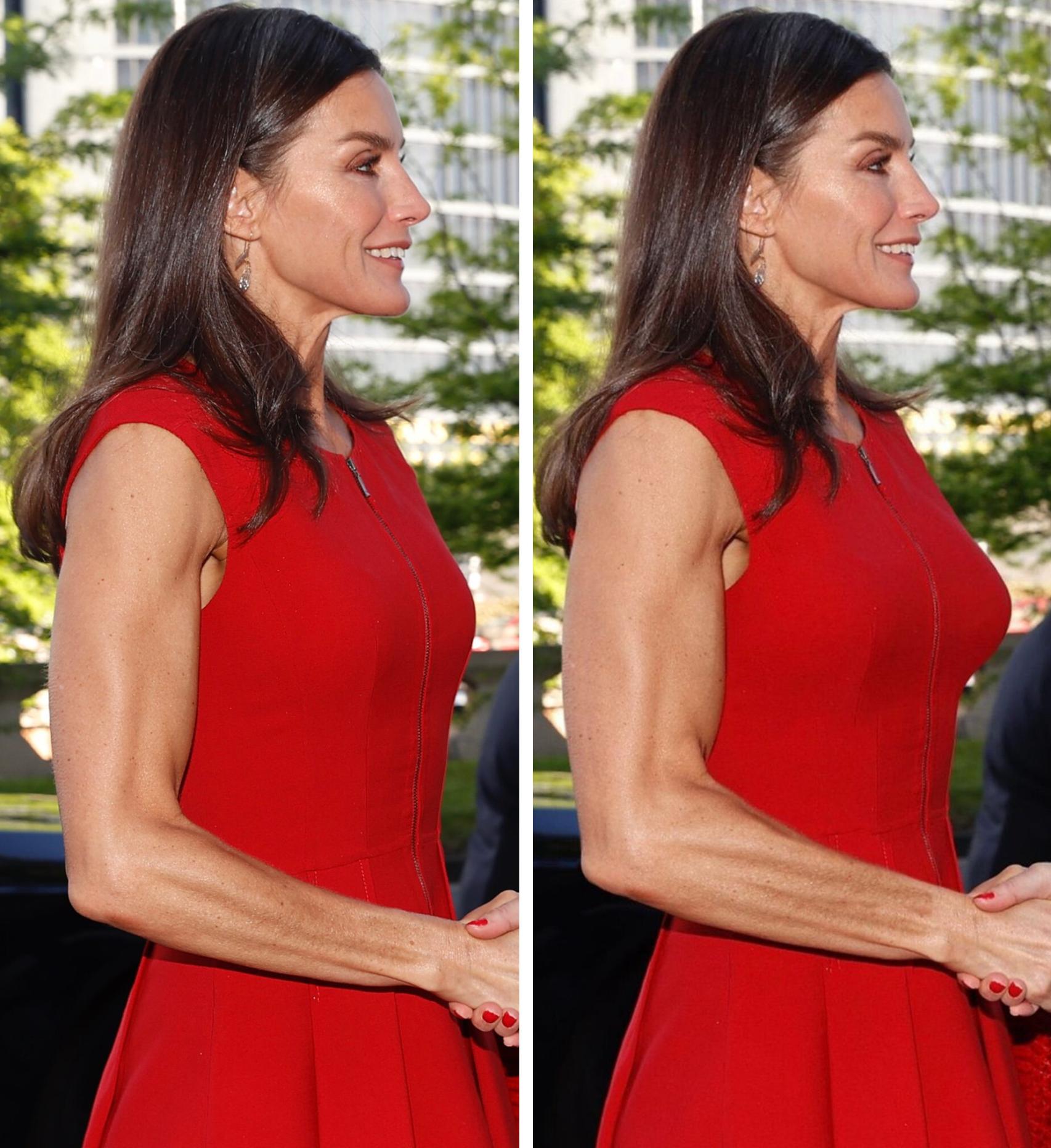 La foto 'fake' de la reina Letizia más musculada: los memes de la 'Hulk ...