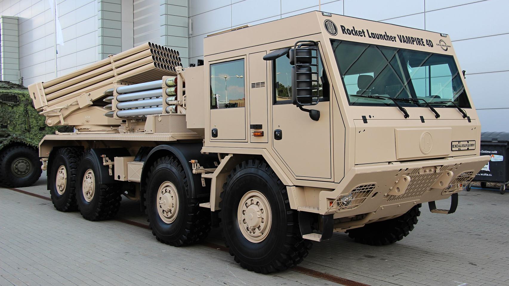 Vampiro, el blindado que hace 'llover' misiles sobre las posiciones ...