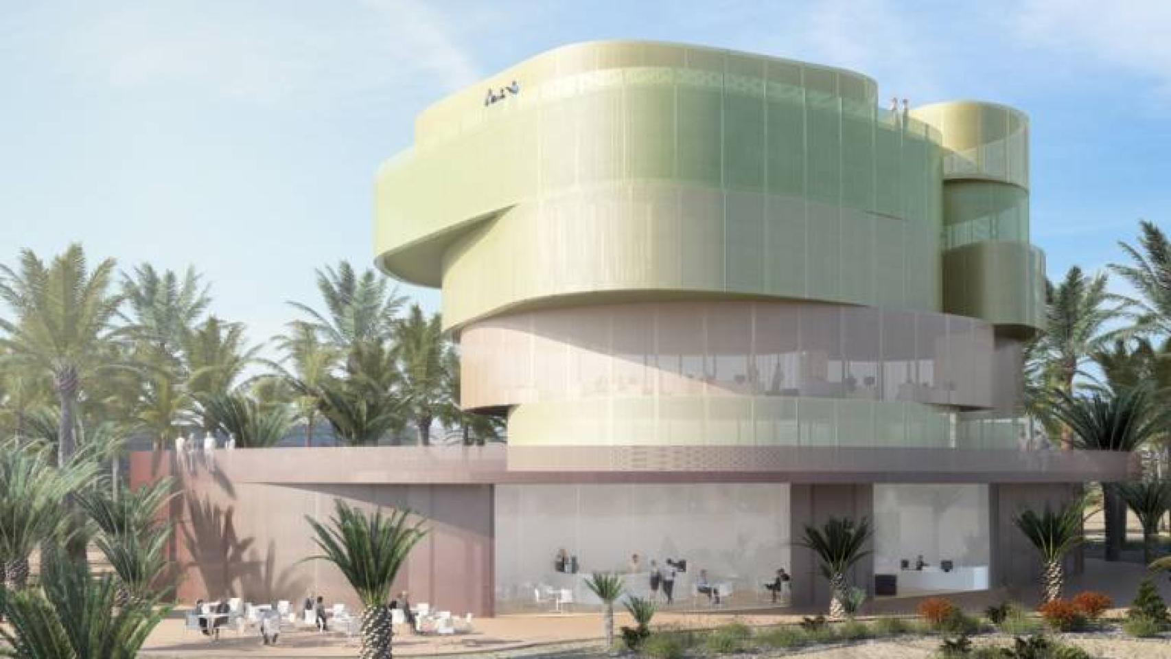 El edificio Valona con restaurante panorámico, la joya de la UMH de Elche, abrirá en un año