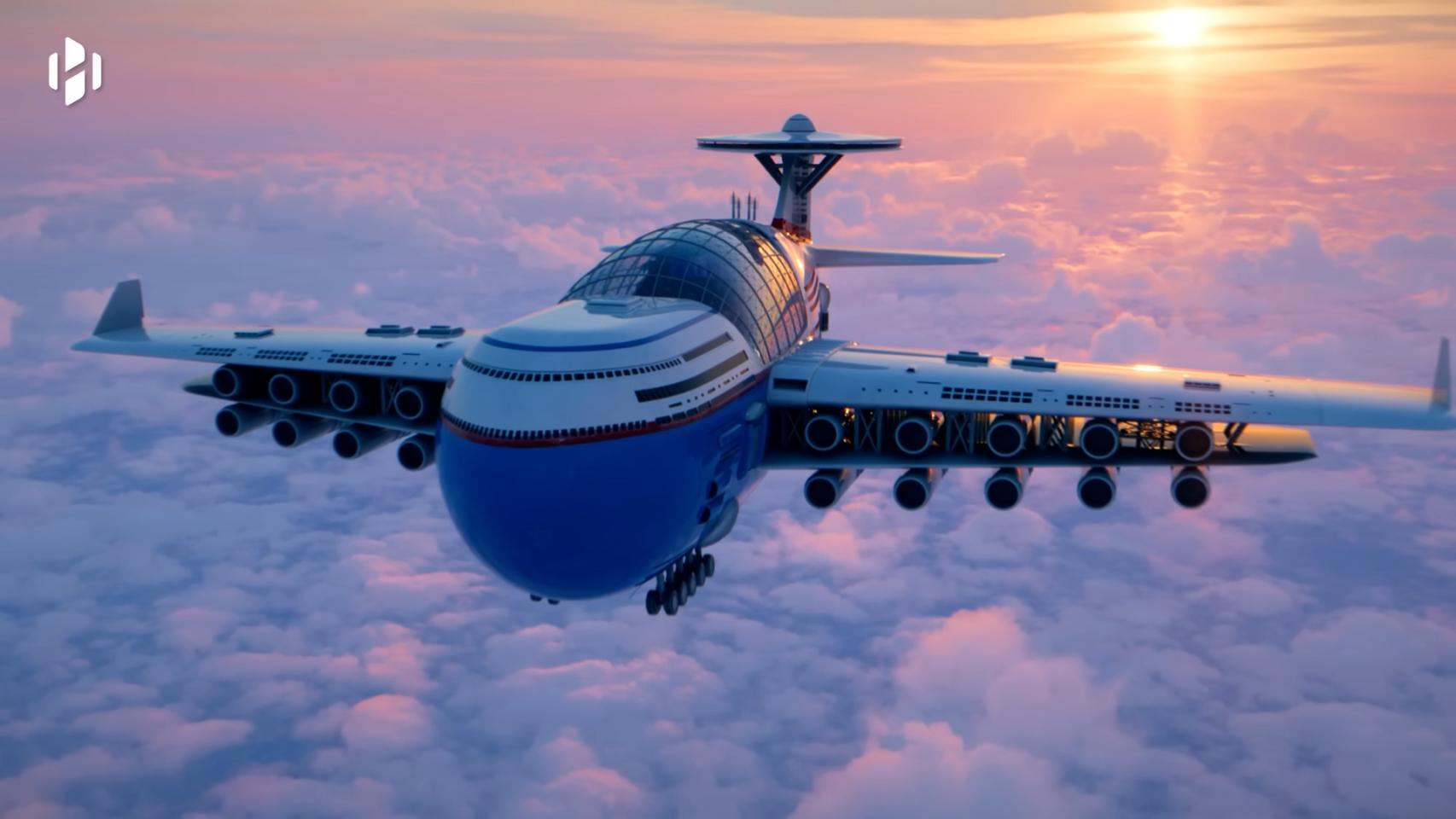 Sky Cruise, el gigantesco hotel volador para 5.000 personas con un ...