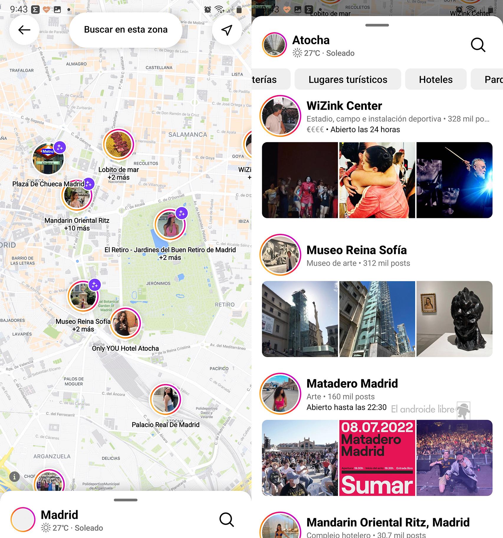 Así es el nuevo mapa dinámico y 'humano' de Instagram: visita lugares ...
