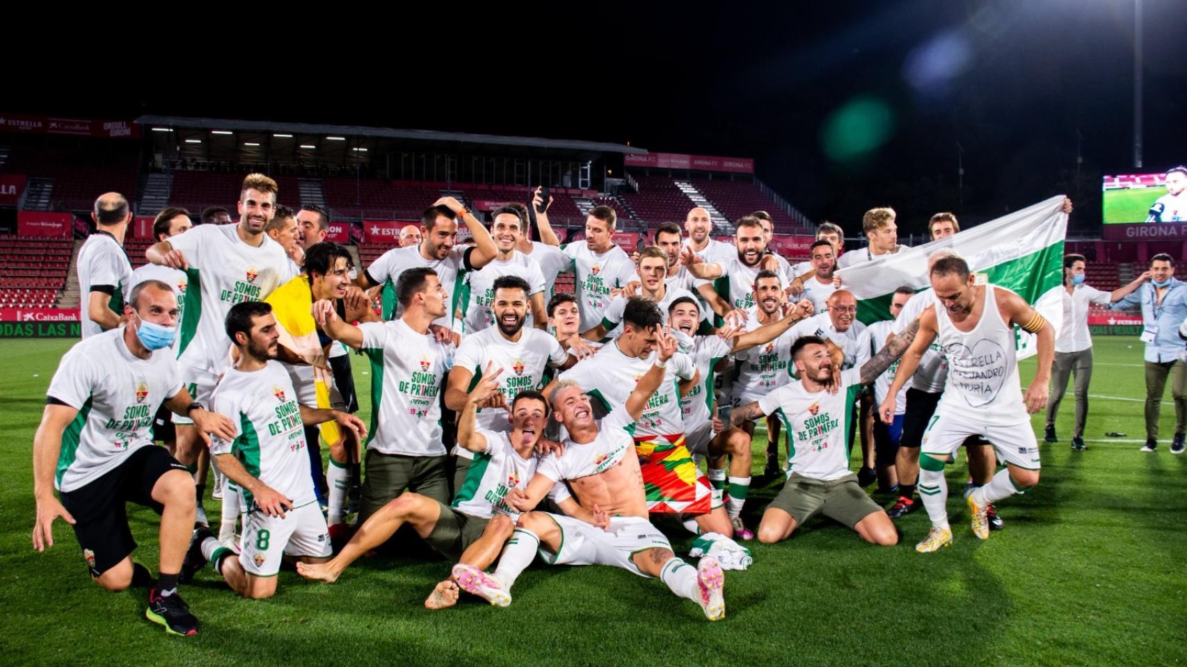 El Elche celebra dos años del gol que cambió de forma radical su historia