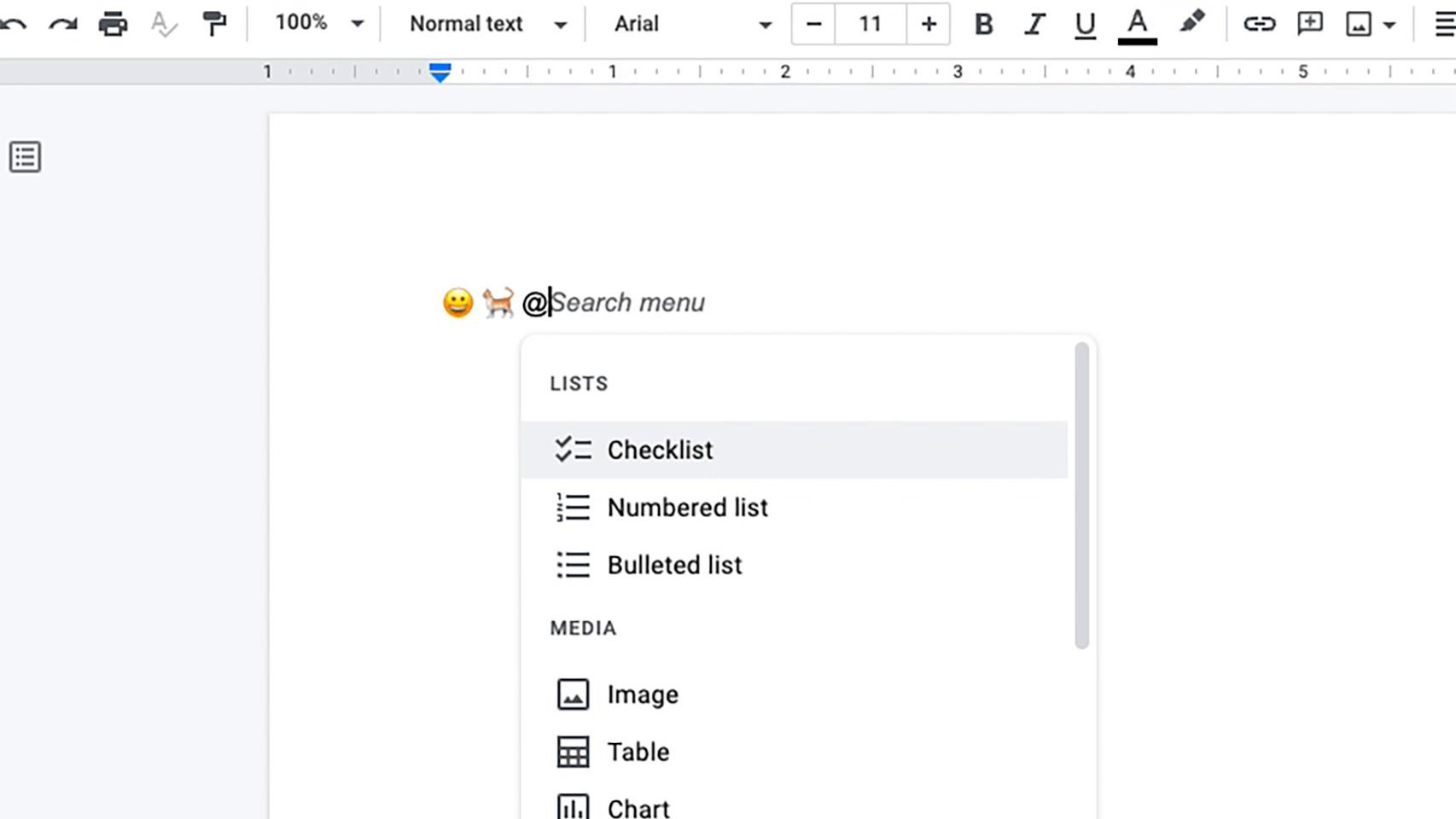 Así de fácil es ahora usar emojis en Google Docs
