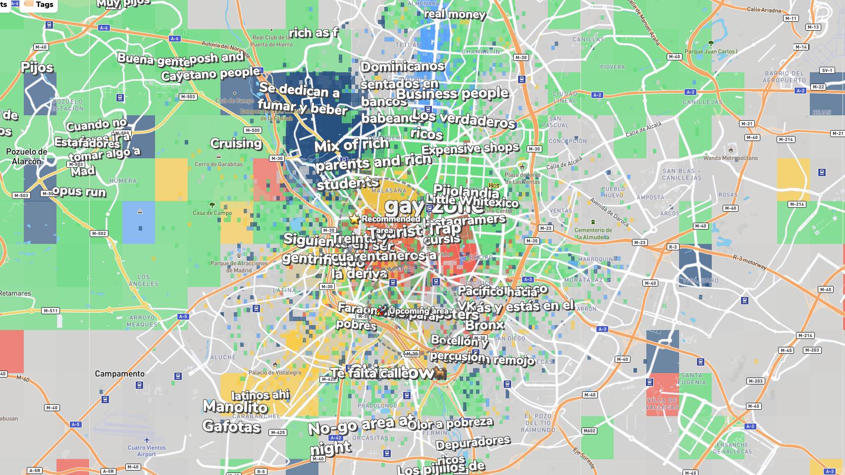El Google Maps que te dice qué tal es el barrio de Madrid donde vives
