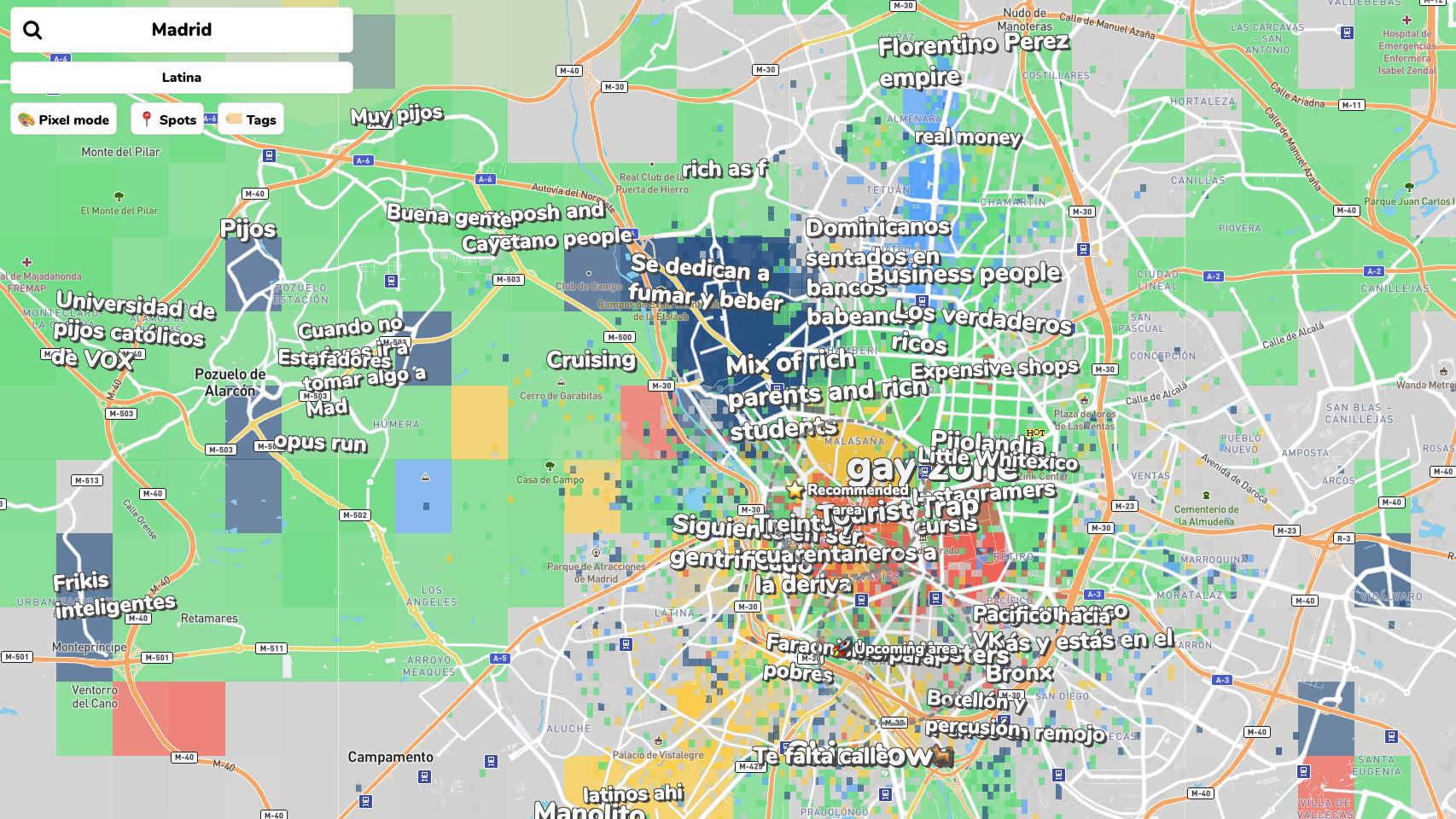 El Google Maps que te dice qué tal es el barrio de Madrid donde vives