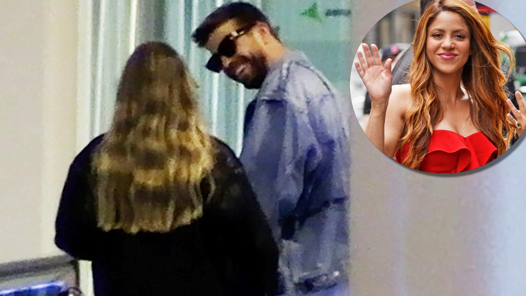 Gerard Piqué y Clara Chía, muy acaramelados en su regreso de París tras ...