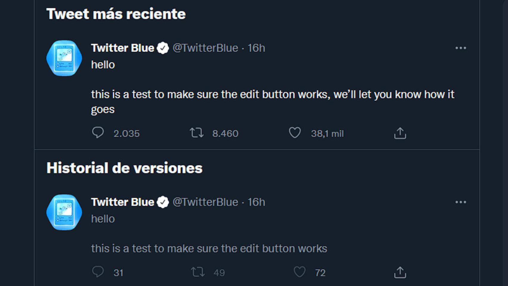 Este es el primer tuit editado de Twitter, así puedes saber si alguien ...