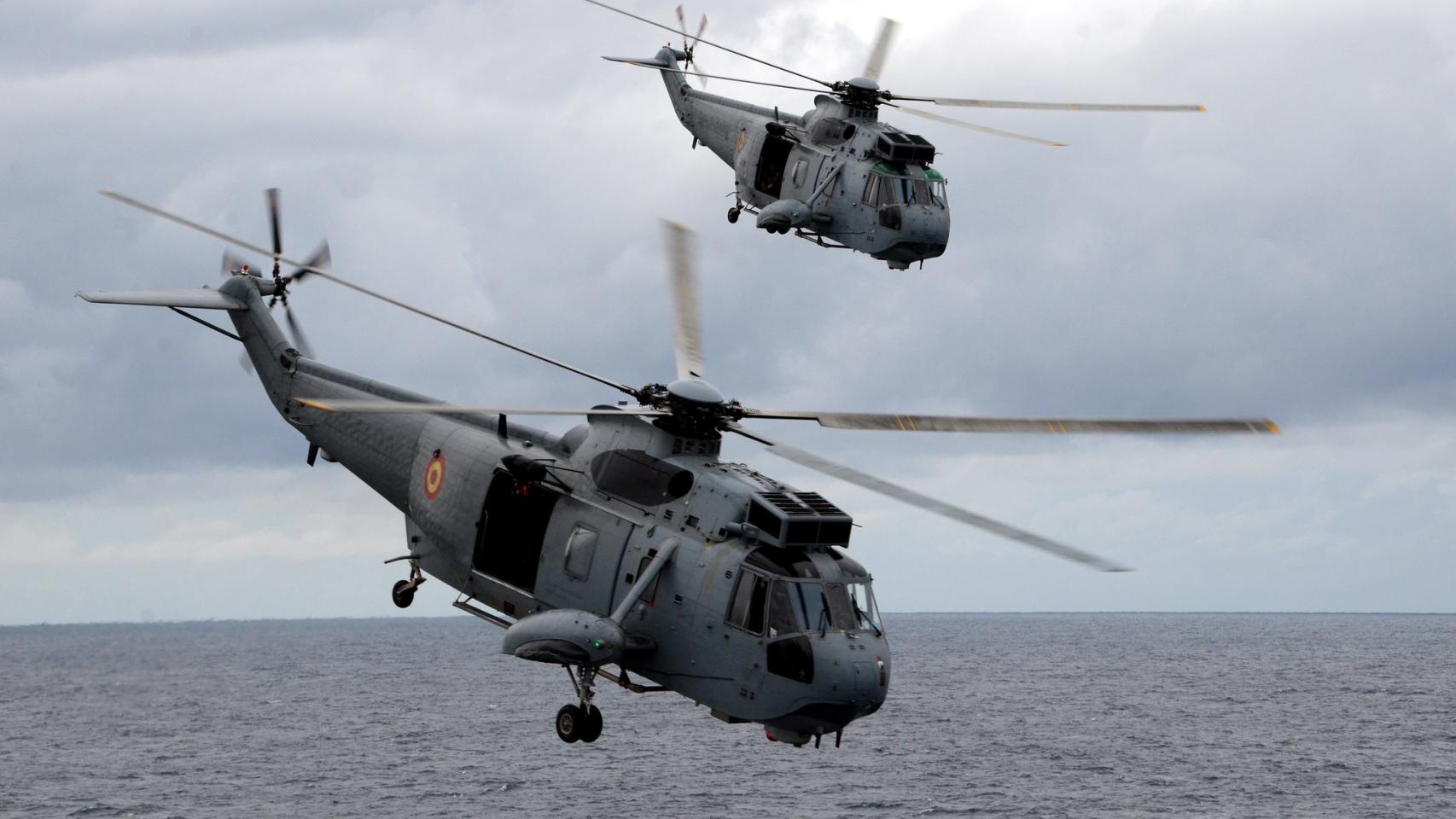 Así es el SH-3D, el vetusto helicóptero militar que España ha vendido ...