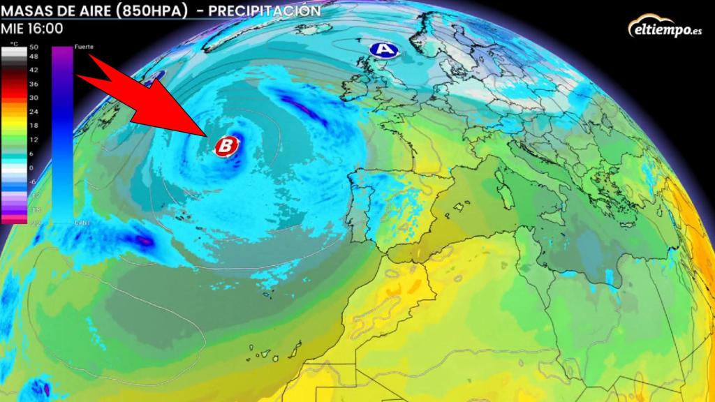 Llega una borrasca profunda a España: lluvias intensas y temperaturas ...