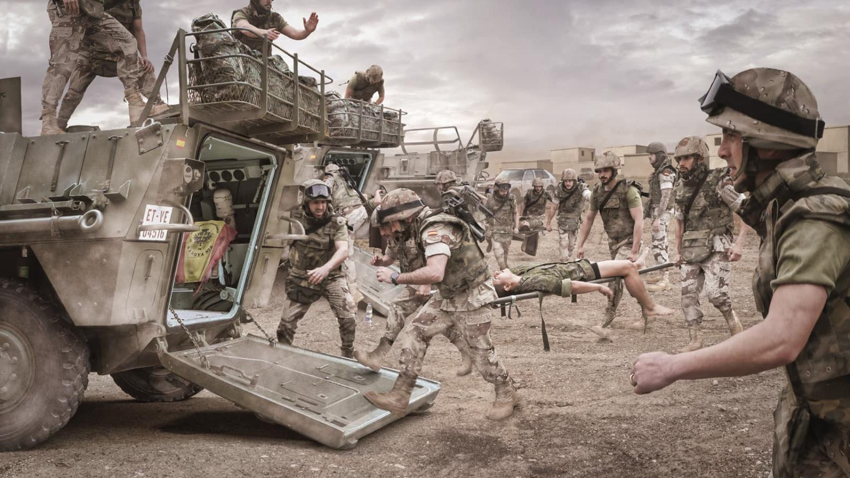 Miedo, angustia y muerte: las fotos de los combates de los soldados ...