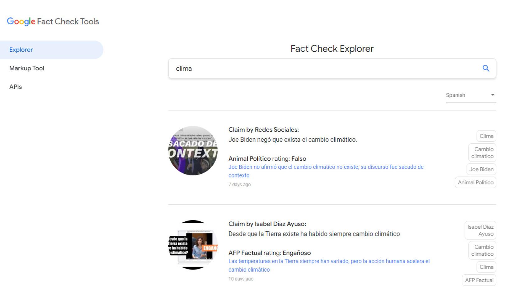 Cómo utilizar el verificador de Google para no caer en bulos en Internet