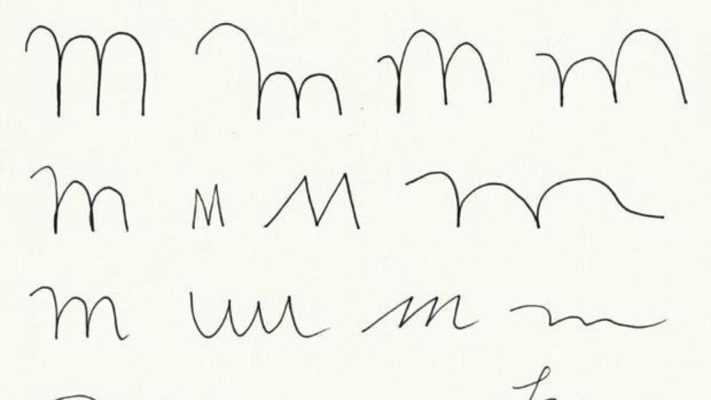 Nuevo test viral: tu forma de escribir la letra 'eme' dice mucho sobre ...