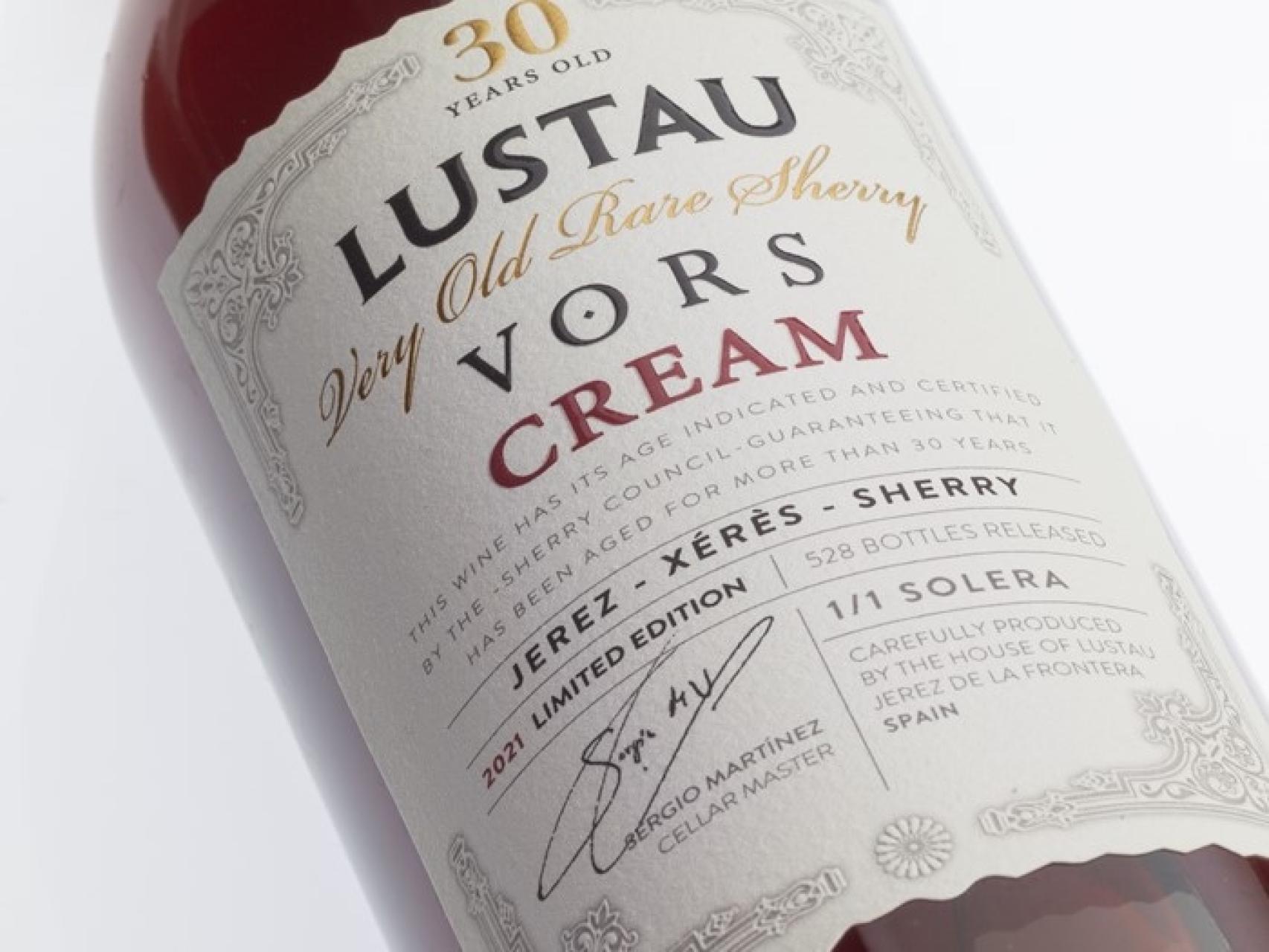 Lustau Cream VORS, el vino perfecto para endulzar la Navidad