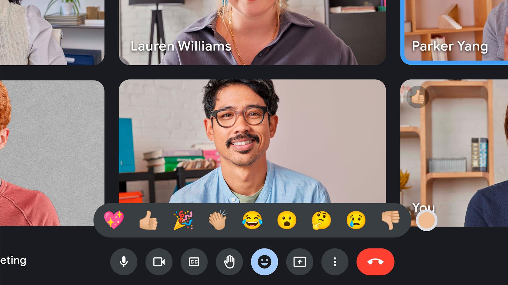 Lo nuevo de Google Meet es reaccionar con emojis en las videollamadas y así expresarte como nunca
