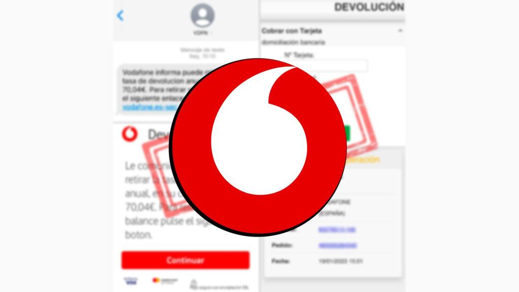 Si te llega este SMS de Vodafone, no lo abras: es una estafa para robar ...