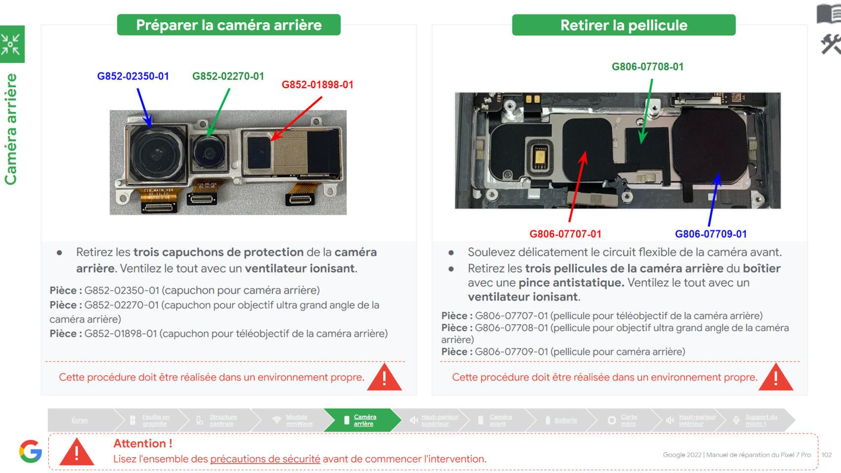 Consigue el manual para reparar el Pixel 7 con los secretos que Google ...