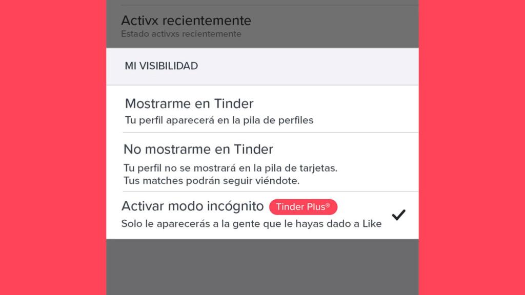 Tinder quiere que evites a tu ex tóxico: podrás esconder tu perfil y ...