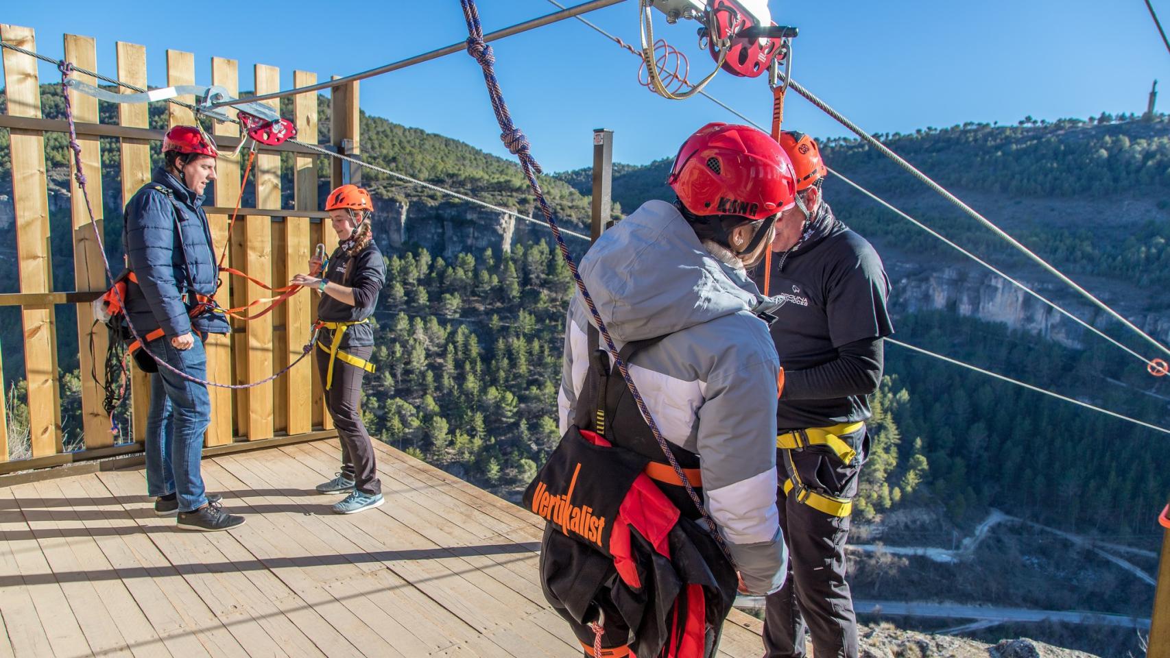 La tirolina doble más larga de Europa está cerca de Madrid