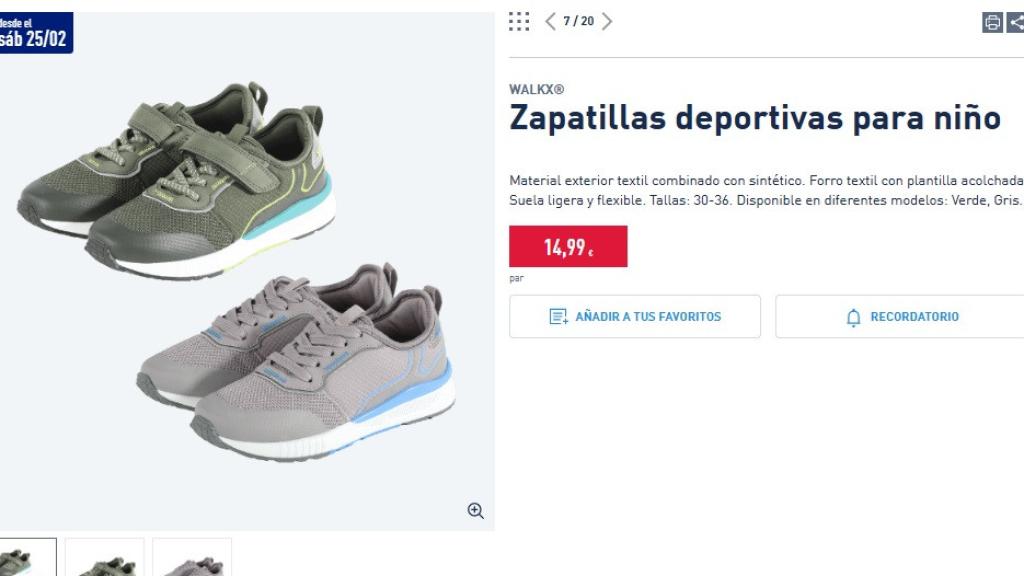 La ganga de las zapatillas de Aldi calcadas a las Asics, Adidas o a las ...