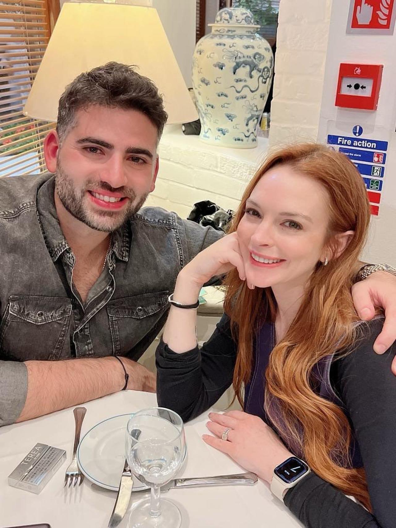 Lindsay Lohan anuncia que espera su primer hijo junto a su marido, el banquero Bader S. Shammas