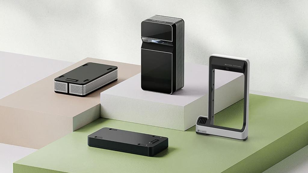 El mini proyector más versátil es modular: añade más batería, altavoces ...