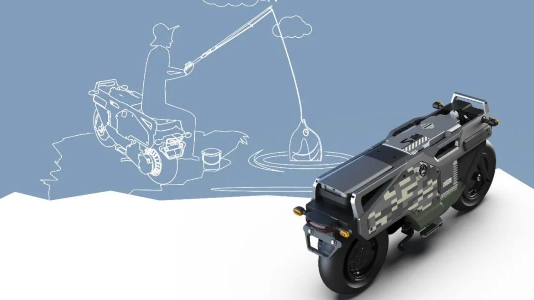 Esta mini moto eléctrica se pliega en apenas segundos y cabe en el ...