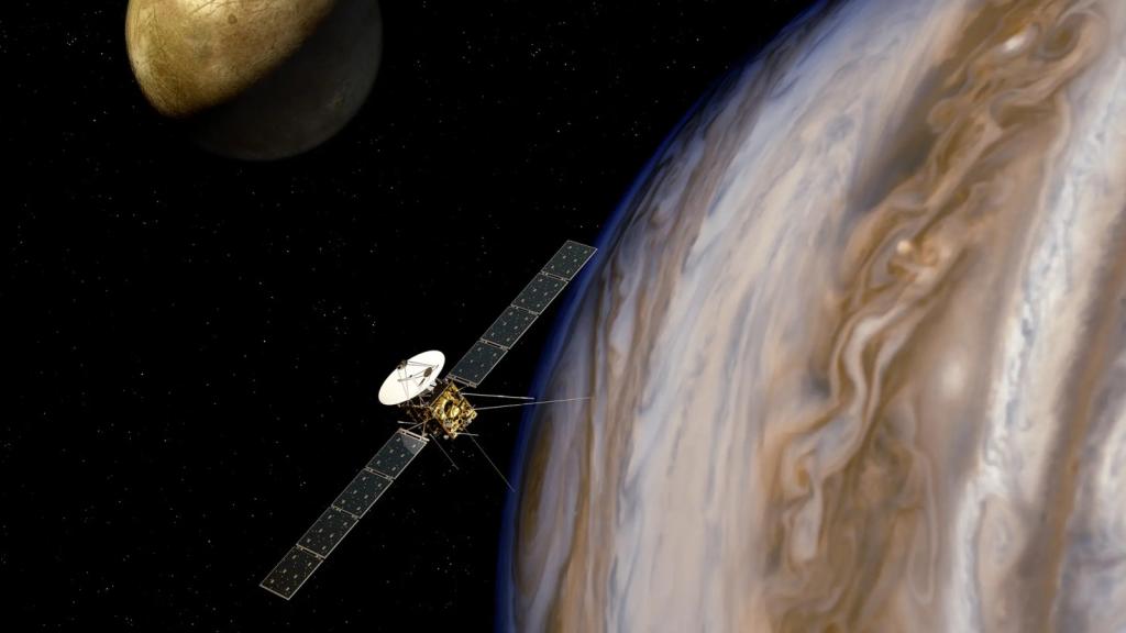 Así es Juice, la sonda espacial con sello español que buscará vida en Júpiter y sus lunas