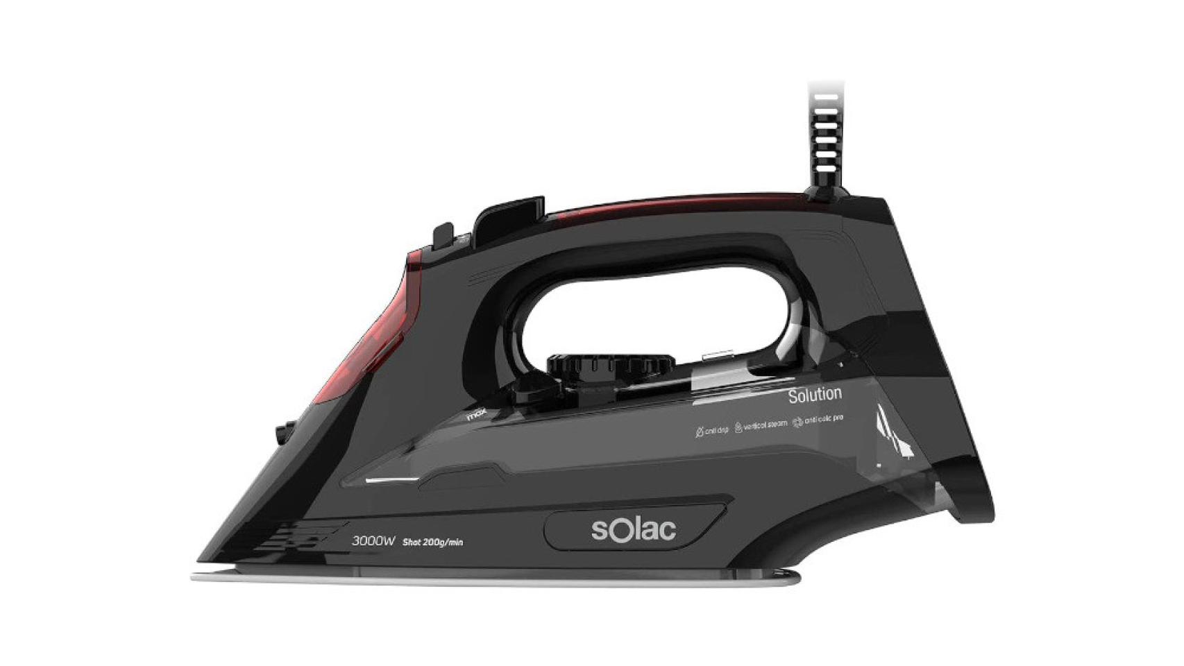 Olvídate de las arrugas en la ropa con esta plancha de vapor Solac ¡con ...