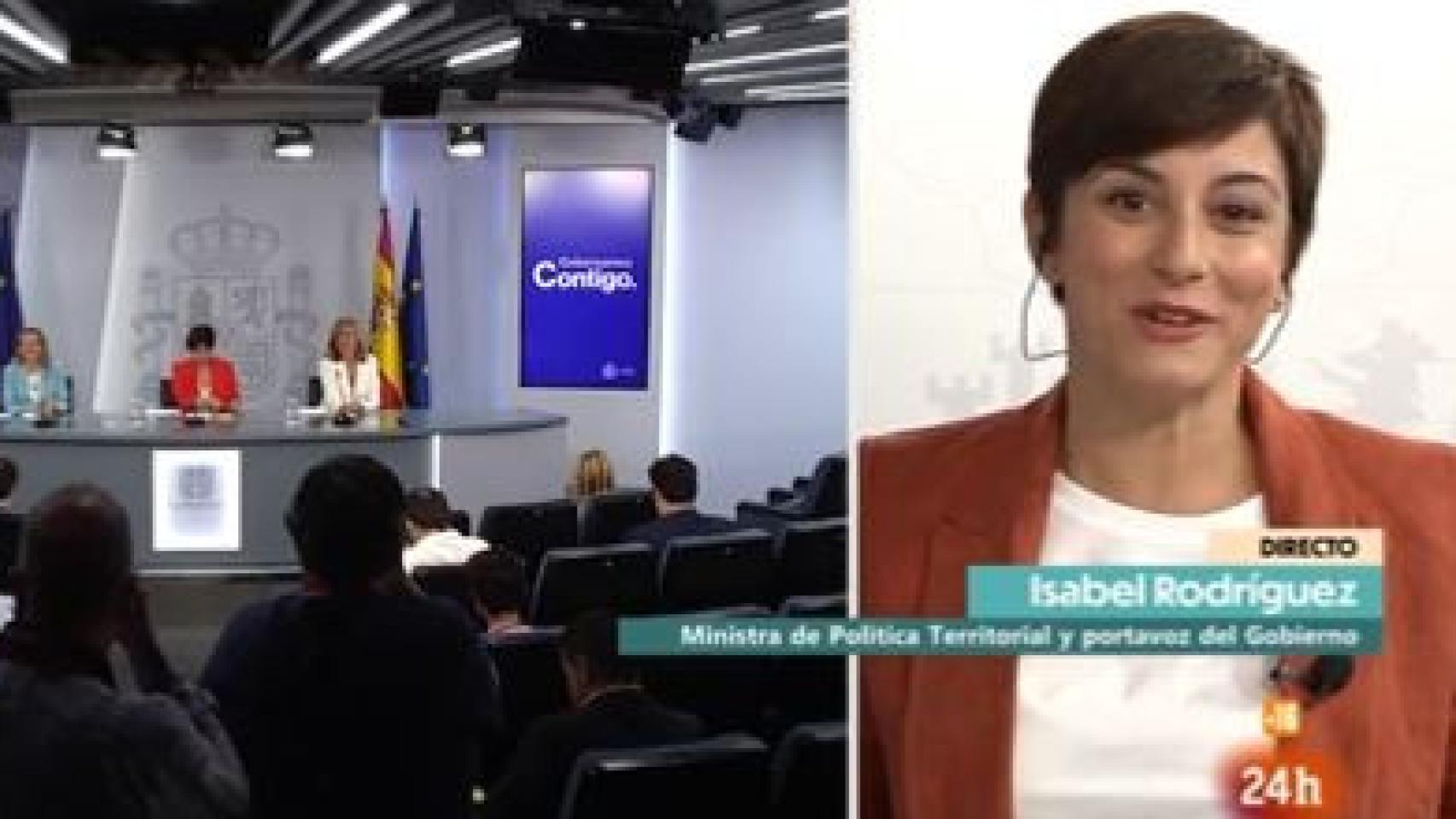 Isabel Rodríguez, señalada por la JEC, dice que por ella "no hablaría ...