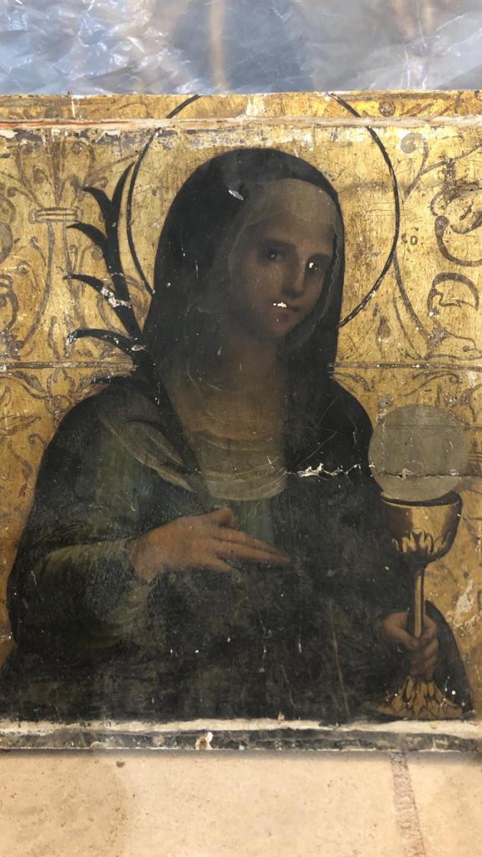 Las tareas de restauración en una iglesia de Segovia descubren un ...