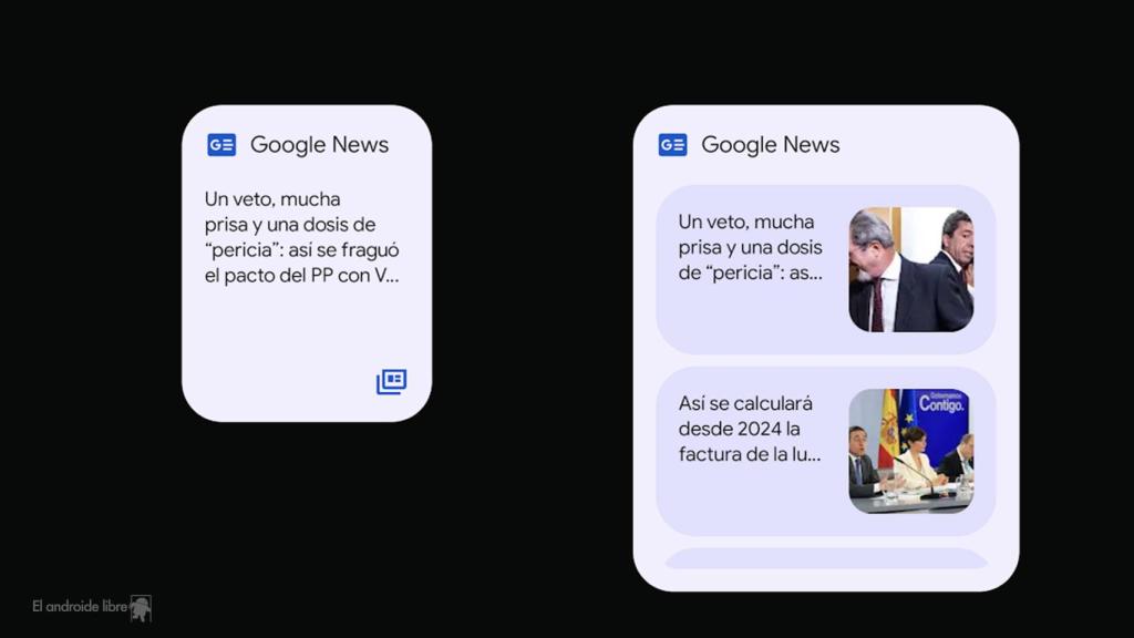 Noticias de Google estrena dos nuevos widgets para estar siempre informado