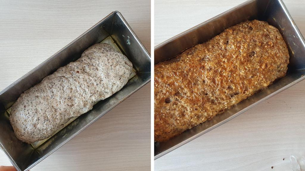 Cómo hacer pan integral con semillas, con mucha fibra y más saludable