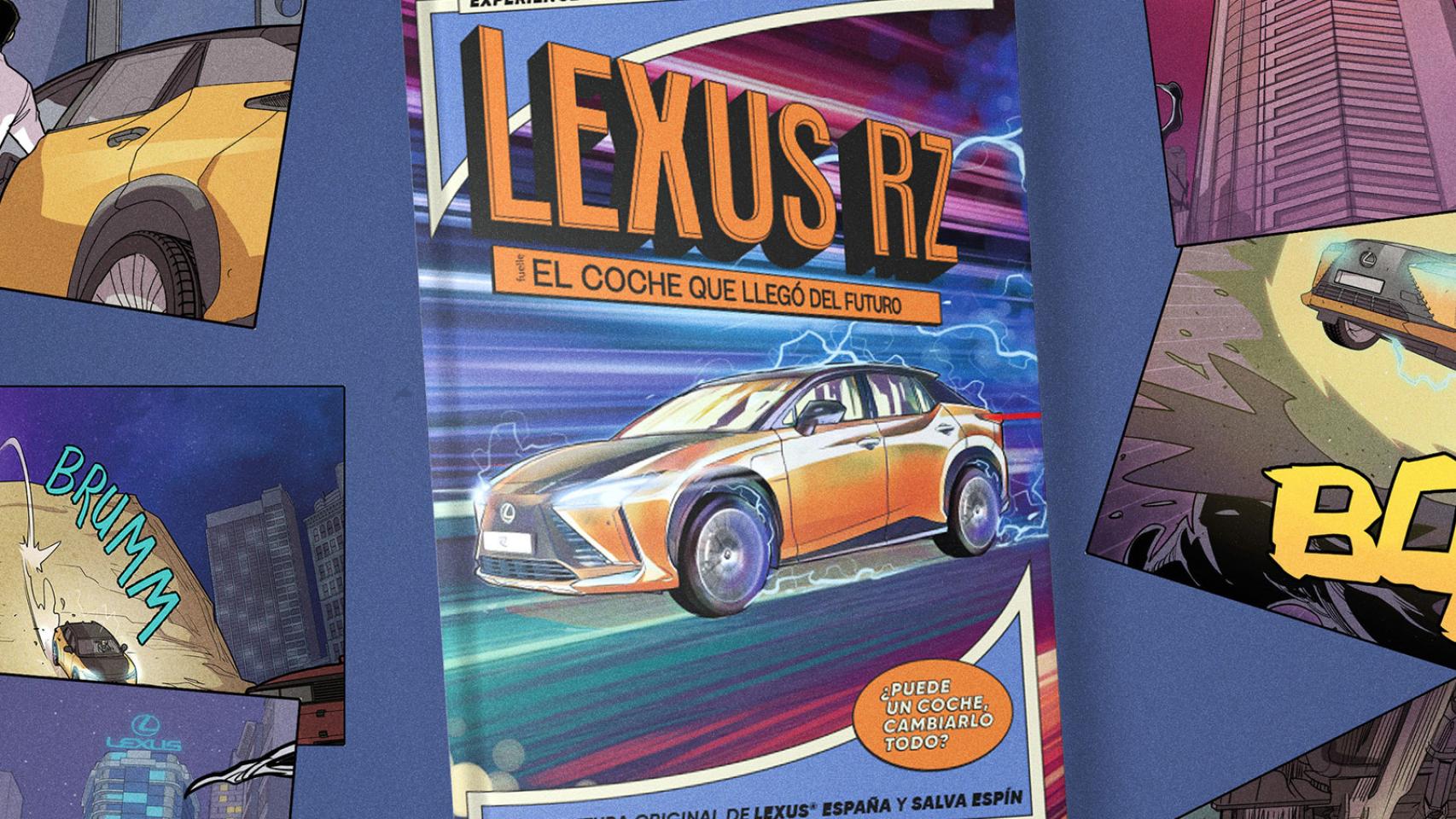 Lexus lleva el RZ al mundo del cómic de la mano del dibujante de ...