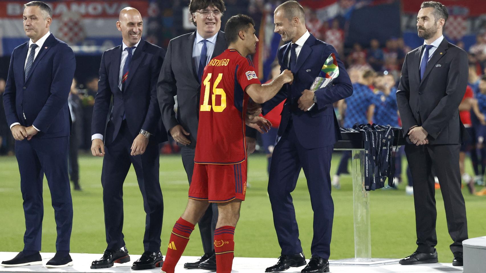 La celebración de España por la Nations League en el Wizink Center ...