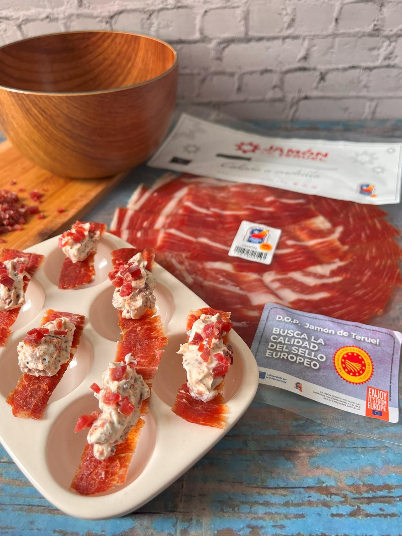 Pincho de jamón batido 2.0, un clásico aragonés reinventado