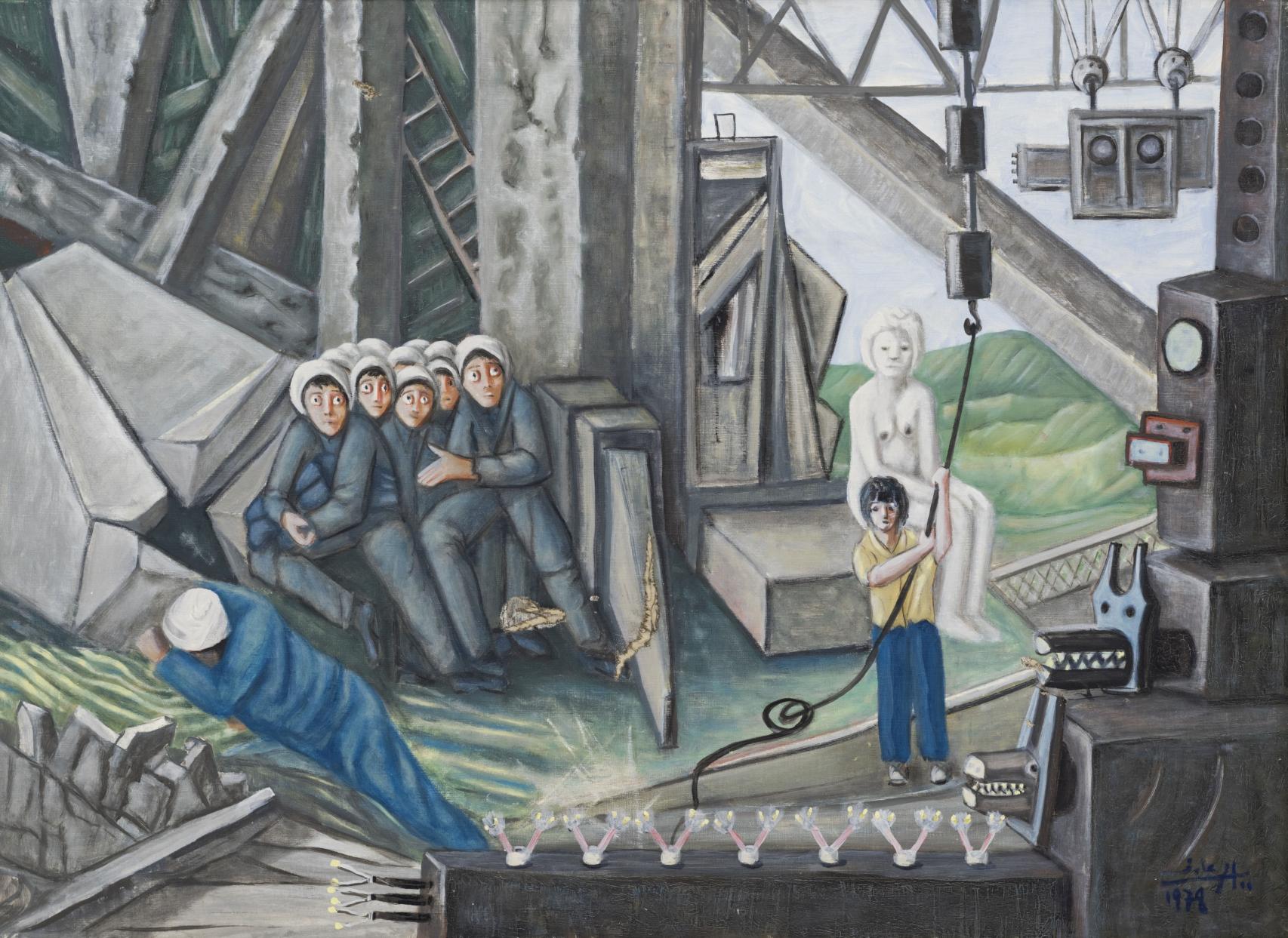 Aref El Rayess, un artista insólito que pintó la devastación de Oriente ...