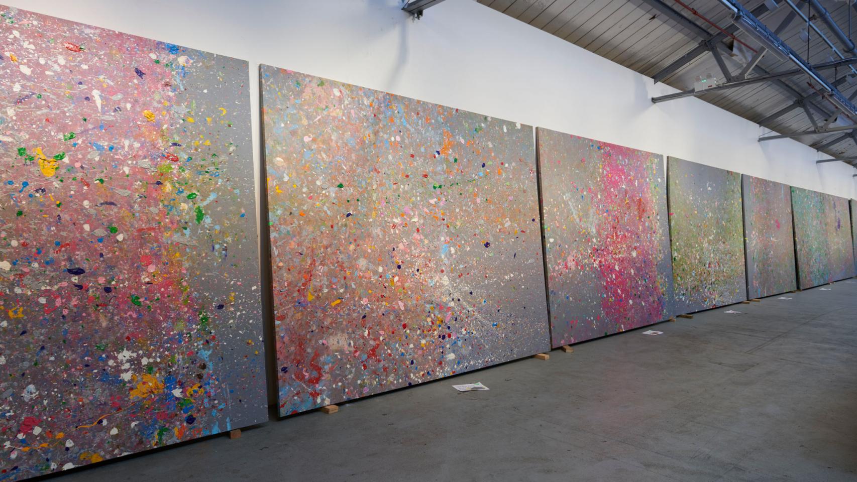 El rugido del mar en las últimas pinturas de un renovado Damien Hirst