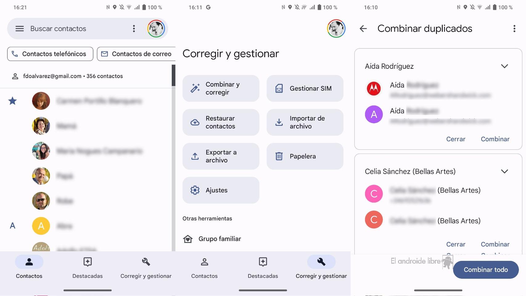 Elimina los contactos duplicados de tu teléfono móvil en pocos segundos con esta sencilla función