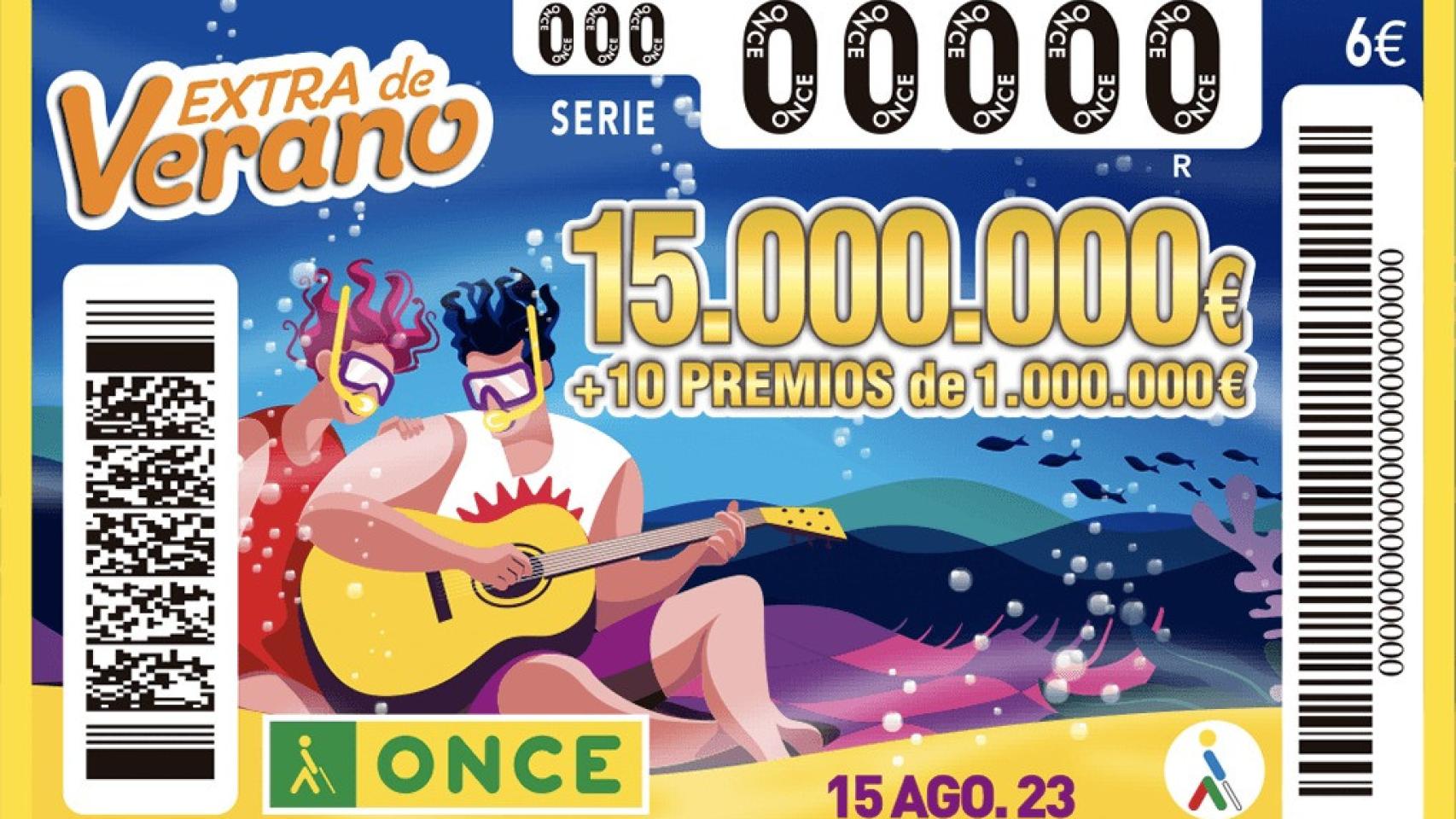 Sorteo Extra de Verano de la ONCE del 15 de agosto: horario, premios y ...