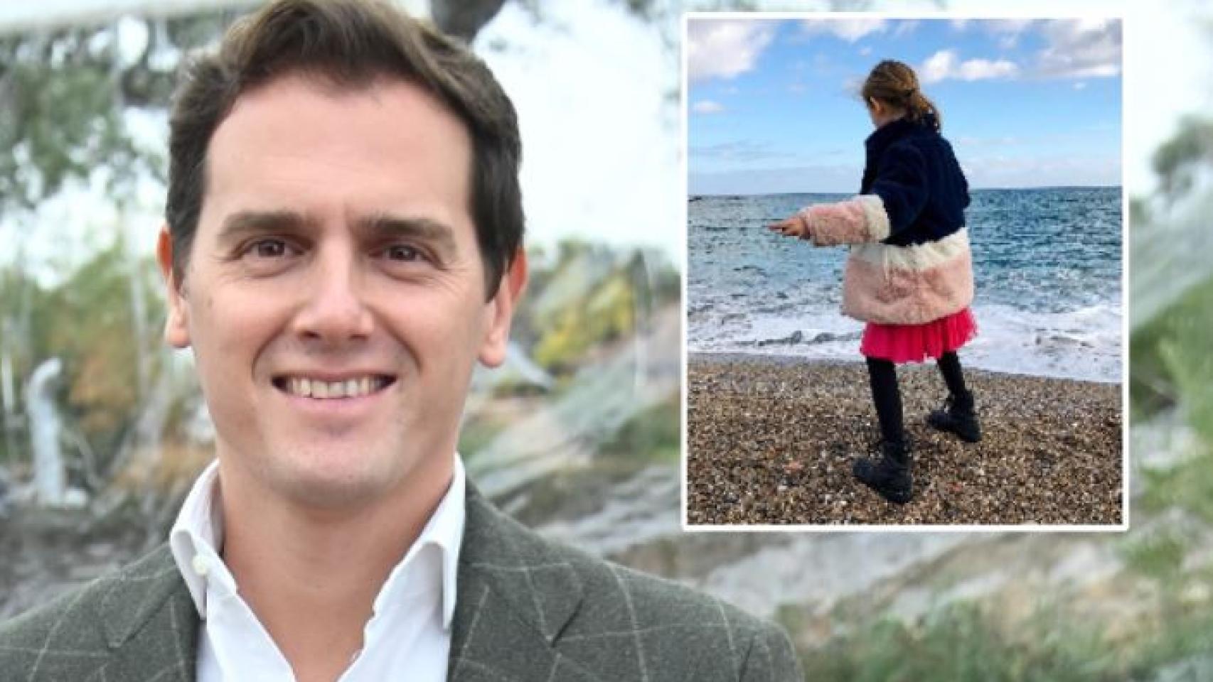 Los días como padre de Albert Rivera con sus hijas y el desconocido ...