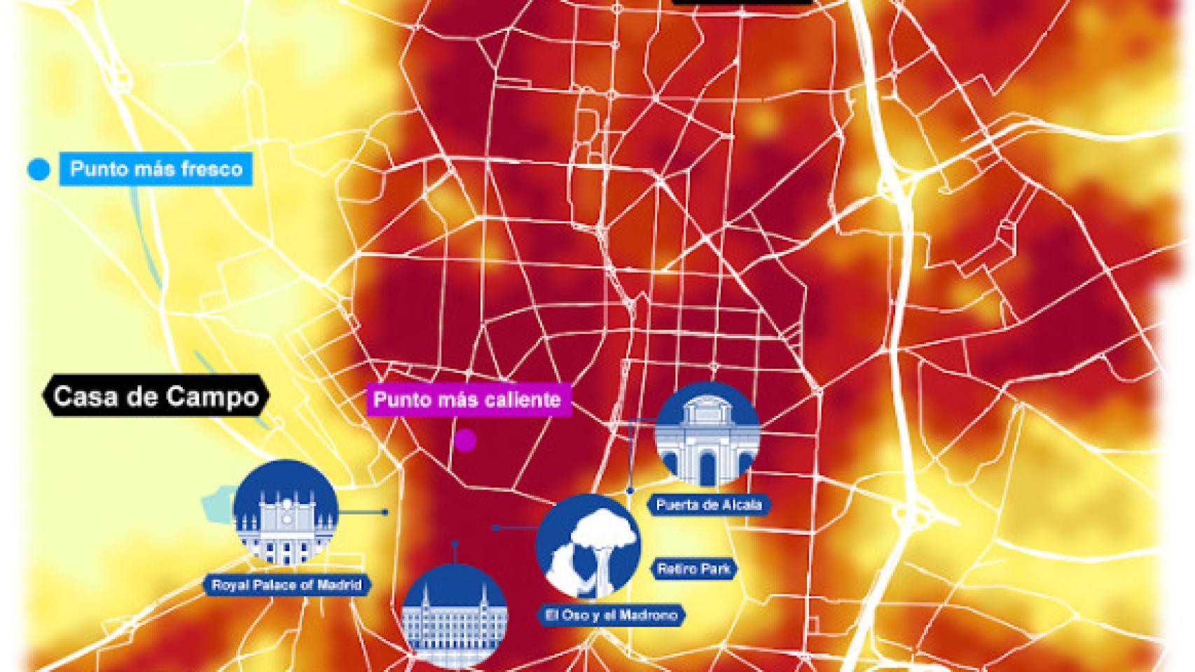 La explicación del calor extremo de Madrid: una de las ciudades del ...
