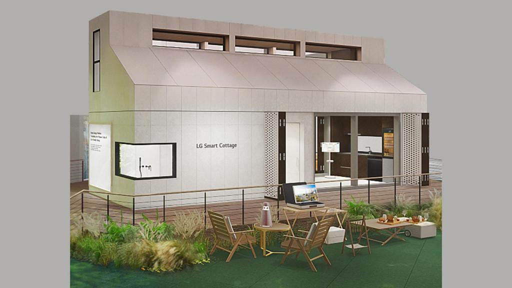 La ingeniosa mini casa modular de LG para vivir de manera ...