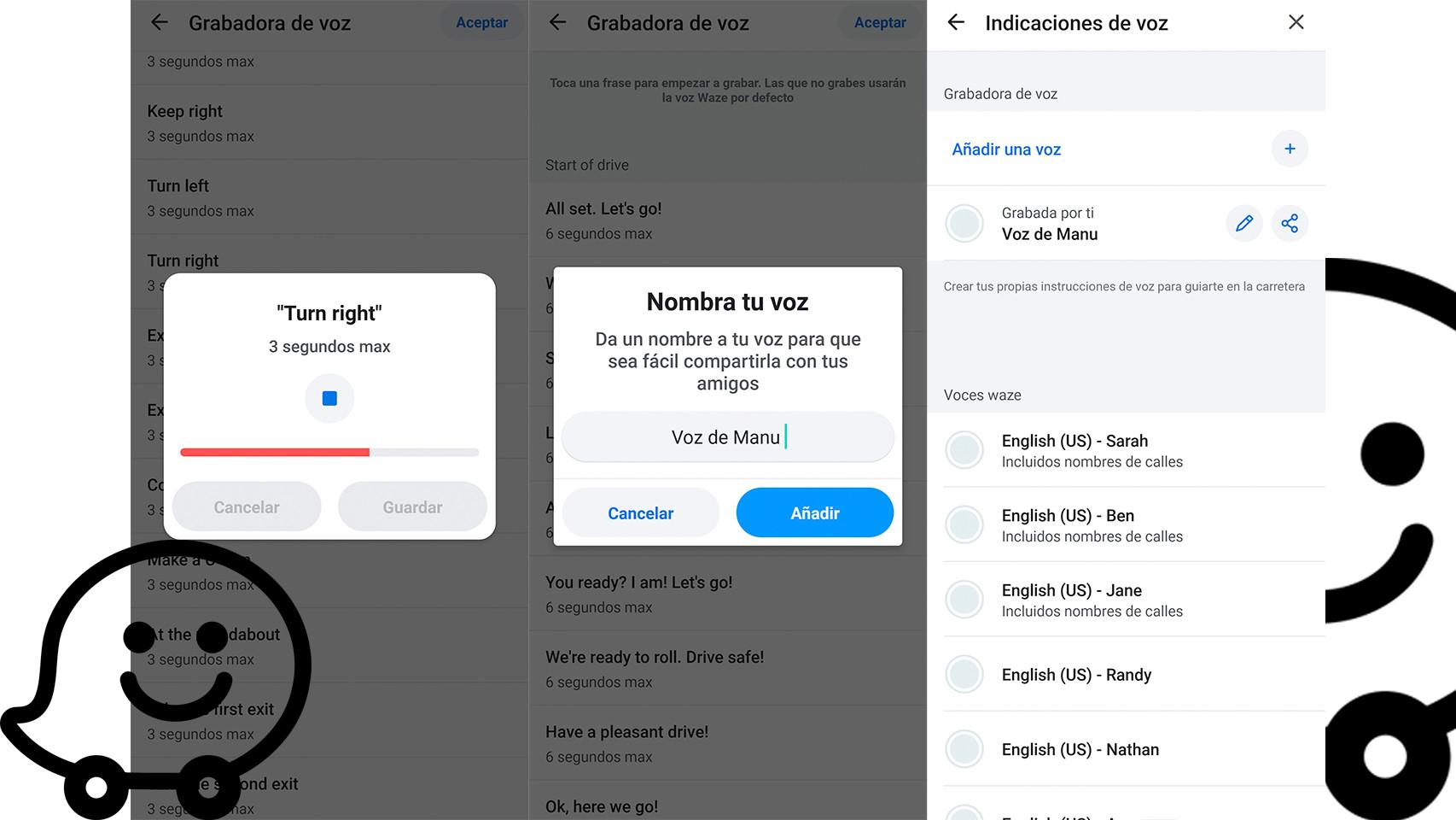 Cómo grabar y usar tu voz en Waze para una navegación personalizada en ...