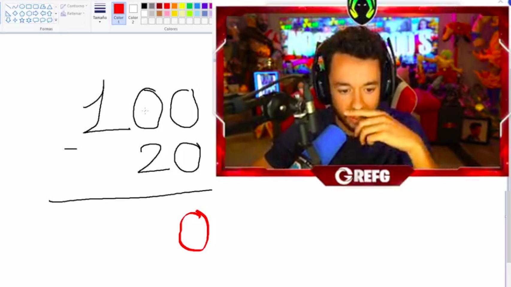 Las redes se ríen de TheGrefg por no saber matemáticas: "100 días en ...