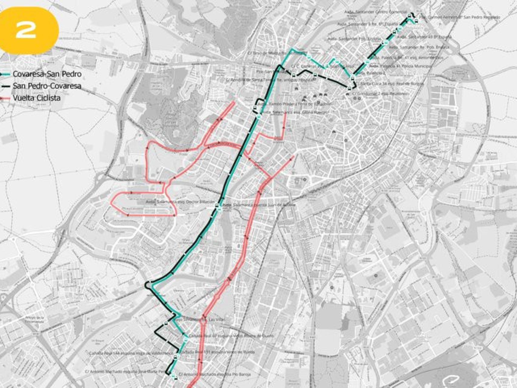 Las líneas de buses que también se verán afectadas por la Vuelta: rutas ...