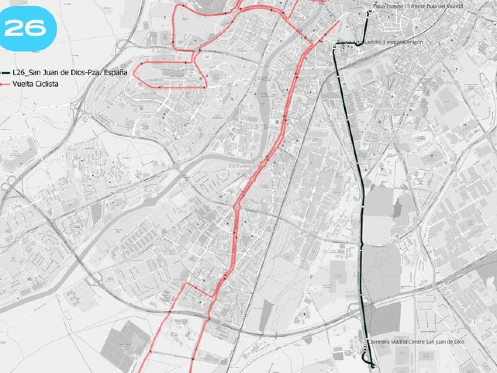 Las líneas de buses que también se verán afectadas por la Vuelta: rutas ...